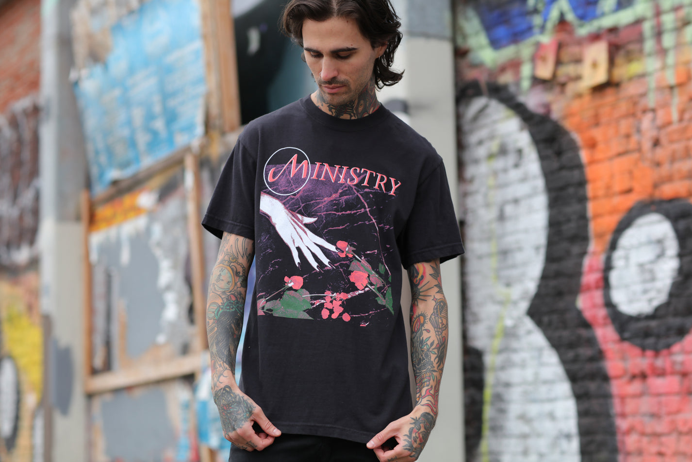With Sympathy Album T-Shirt (Black) – Ministry Store US